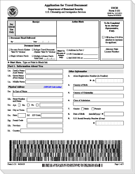 Online software access for you to complete your US immigration application